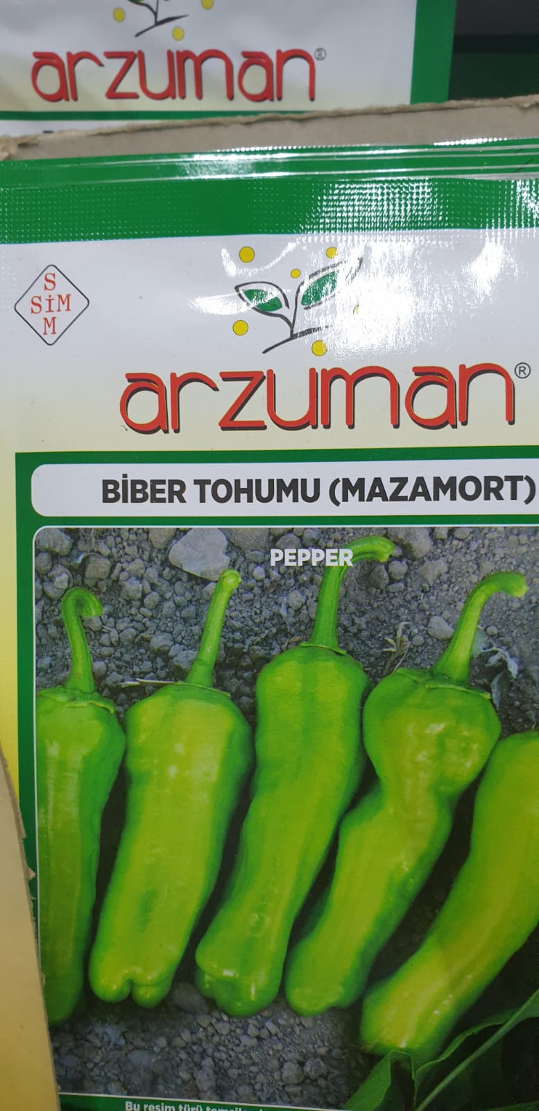 Mazamort Üçburun Biber Tohumu